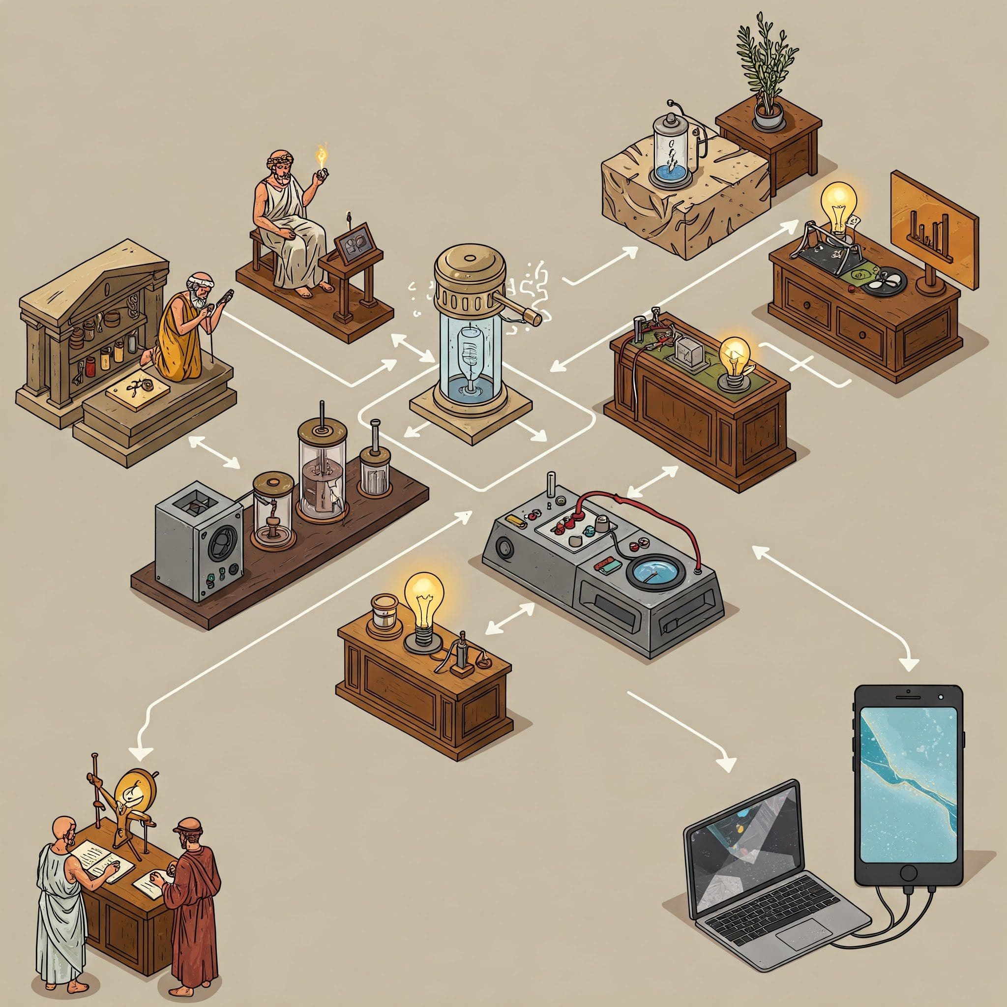A History of Electricity and Electronics: From Static Sparks to the ...